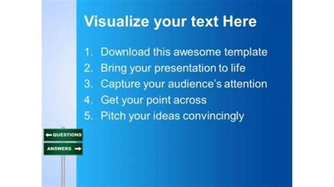 Question And Answer Powerpoint Presentation Templates