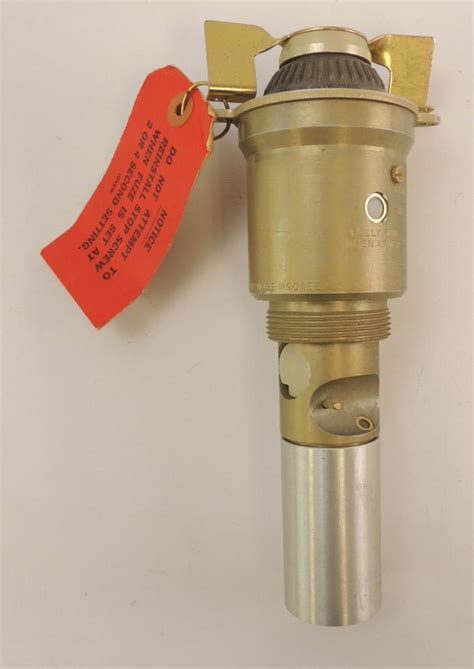 Sold At Auction Vintage Military Rocket Fuse