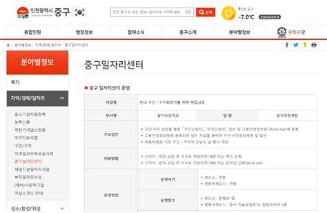 인천 중구청 일자리 구하기 센터 포털 및 채용 공고 사이트 홈페이지 인천 중구벼룩시장 구인구직 알바몬 알바천국 인천 중구