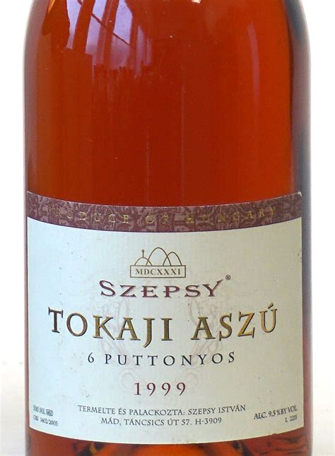 Tokaji Aszú 6 puttonyos Tokaji Aszú 6 puttonyos