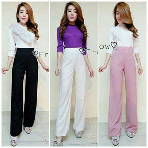 กางเกงผ้าฮานาโกะ ขากระบอกเล็ก Shopee Thailand