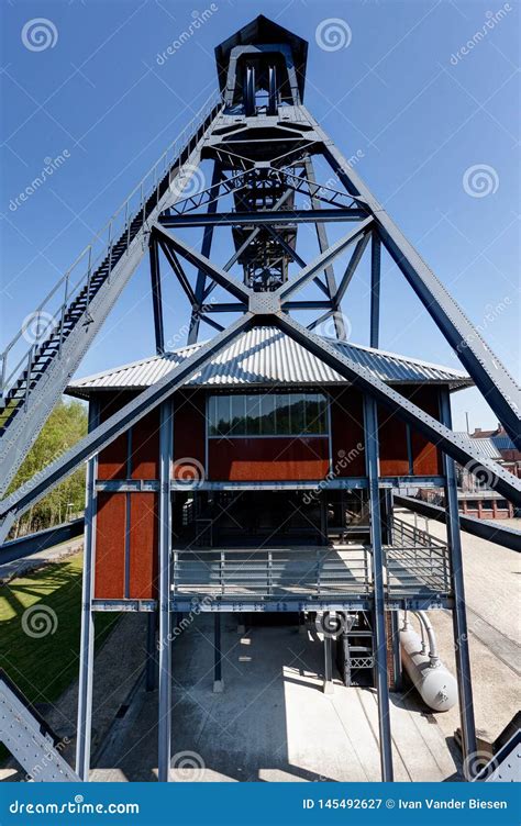 Bois Du Cazier Coal Mine Marcinelle Charleroi Belgium Stock Image
