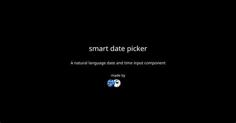 smart date picker
