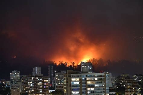 Más De 200 Viviendas Afectadas Por Incendio En Viña Del Mar En Chile