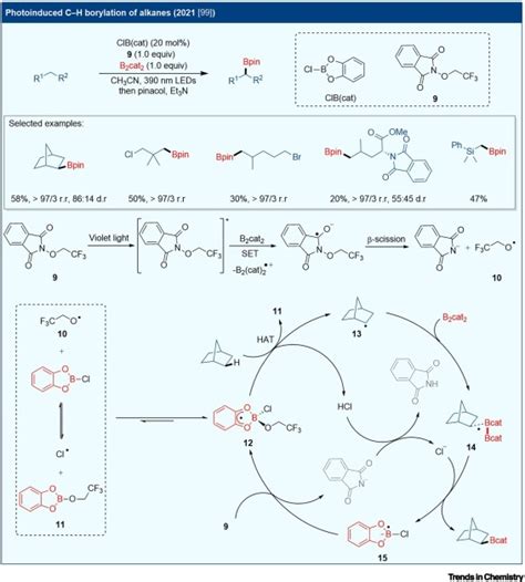 Emerging Trends In Csp3h Borylation Trends In Chemistry