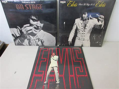 Yahooオークション Lp エルヴィス・プレスリー 3点セット Elvis Pre
