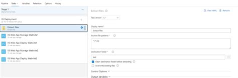 Iis Release Pipeline Deploy Multiple Websites From Single Zip File Stack Overflow