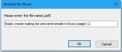 How To Export Selected Pages Of A Word Document To Pdf