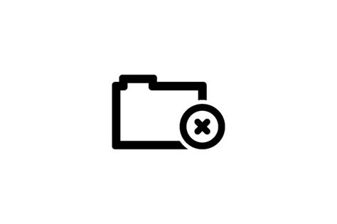 Delete Folder Icon Graphic By Mirazhosen10 Creative Fabrica