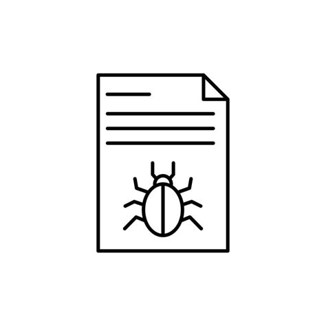 Bug Report Icon 49738123 Vector Art At Vecteezy