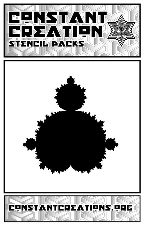 Mandelbrot Fractal Stencil Sacred Geometry Patterns Sacred Geometry
