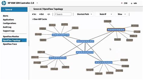HP VAN SDN Controller Demo YouTube