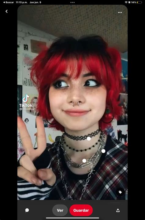 Short Dyed Hair Short Grunge Hair Dyed Red Hair Short Hair With