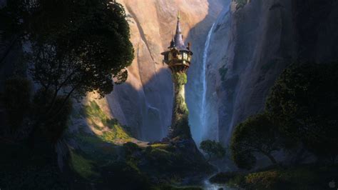Rapunzels Tower From Tangled Desktop Wallpaper
