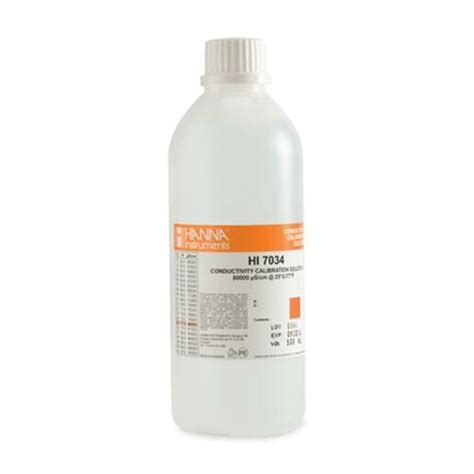 HI7034L – EC 80000 µS/cm@25°C – 500ml - Hanna Instruments (Thailand)