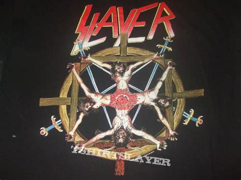 Slayer Crucified Demon 1994 Brockum Tour Shirt Tshirtslayer Tshirt
