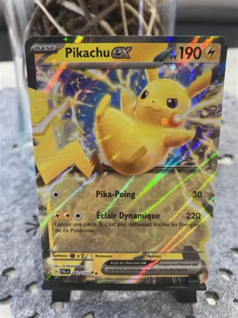 CARTE POKÉMON PIKACHU ex 063 193 EV02 Évolutions à Paldea FR Neuf EUR 1