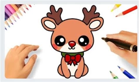 Как легко нарисовать милого рождественского оленя Смотреть онлайн в поиске Яндекса по Видео