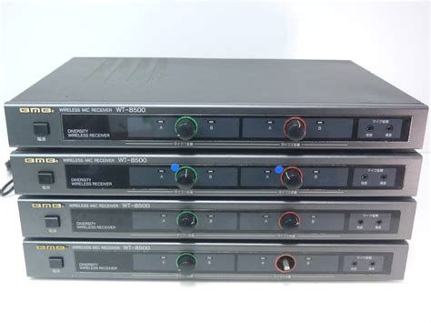 j486 BMB WT-8500 4台 ワイヤレスマイクレシーバー カラオケ機器 レシーバー(カラオケ機器)｜売買されたオークション情報 ...