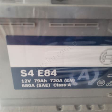 79 Ah Amper Bosch S4E84 Efb Basık Start Stop Akü Fiyatı ve Özellikleri