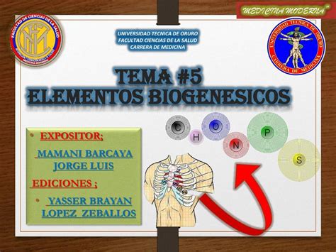 ELEMENTOS BIOGENICOS Jorge Luis Mamani Barcaya UDocz
