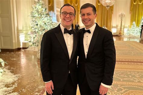 Pete And Chasten Buttigieg Celebrate Christmas With 1 Year Old Twins