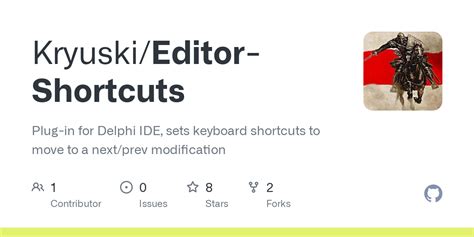 github kryuski editor shortcuts plug in for delphi ide sets