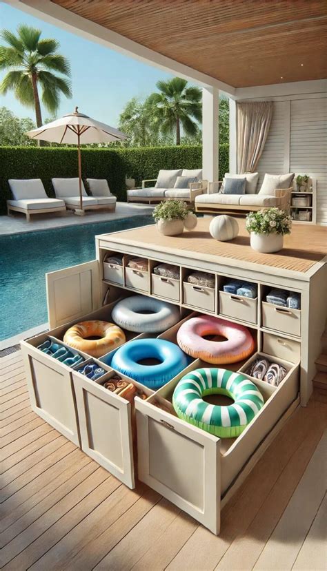 Pool Float Storage Ideas