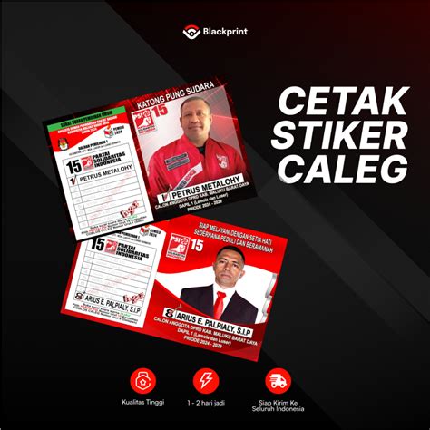 Jual Stiker Caleg Stiker Pemilu 2024 Shopee Indonesia