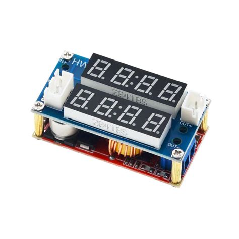 Regulador De Tensão Xl4015 Com Display 5a Dc Dc Voltímetro E
