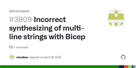 Incorrect Synthesizing Of Multi Line Strings With Bicep Issue 3809