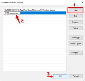 Install FFmpeg On Windows And Add FFmpeg To Windows Path