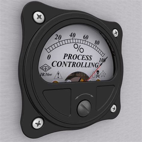 Analog Indicator With An Arrow The Device Is A Level Or Pressure