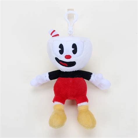 Buy 15 19cm Video Game Cuphead Plush Keychain Mugman