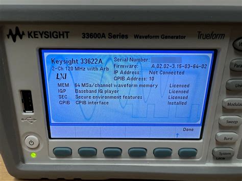 Генератор сигналов Keysight Agilent 33622a Гарантия лучшей цены Отгрузка от 1 дня