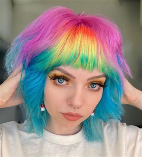 55 Rainbow Hair Color Ideas To Express Your True Colors