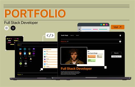 PORTFOLIO WEBSITE FULL STACK DEVELPOR Behance