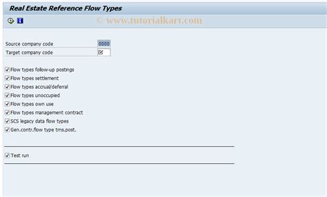 FOPE SAP Tcode Copy Reference Flow Types