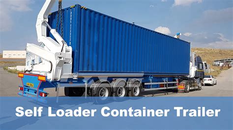 Self Loader Container Trailers Baf Trailer