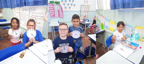 Alunos Do Instituto Imaculada Aprendem As Horas JE Acontece