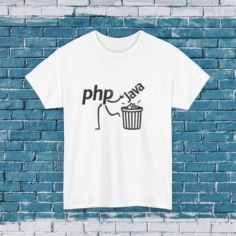 PHP Shirt Funny Programming T Shirt For PHP Lover Gift For PHP Programmer Fuck Java Tee Funny