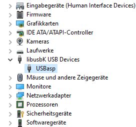 Port Not Showing With USBasp Programmer IDE X Arduino Forum