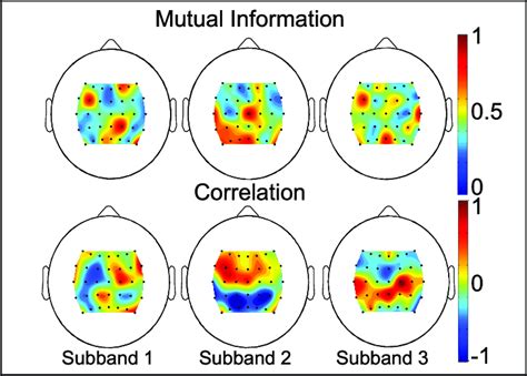 The Distribution Of Metrics Mutual Information And Correlation Download Scientific Diagram