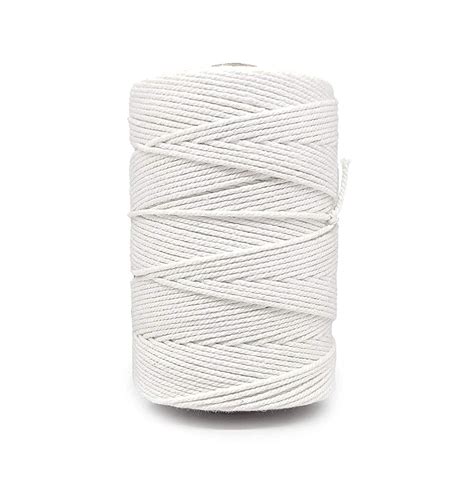 Prokart Twisted Piping Macrame Cotton Cord Dori Thread 50 Meters 1 5mm For Macrame Diy And
