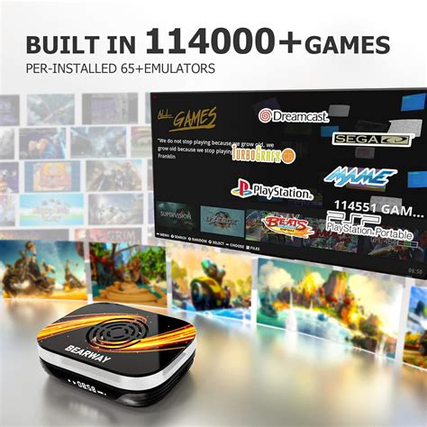 Buy Bearway Retro Game Consoles 114 000 Games Super Console X3 Plus