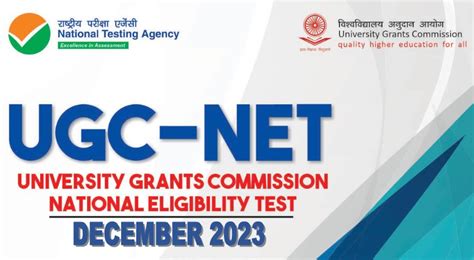 Ugcnet Nta Nic In UGC NET December National Eligibility Test University Grants Commission