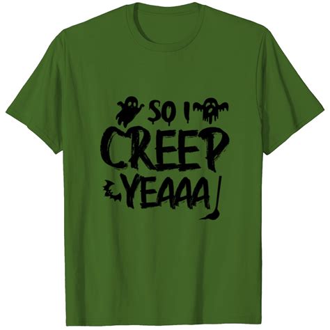 Halloween 2021 So I Creep Yeaaa Halloween Ghost Fu T Shirt Designed