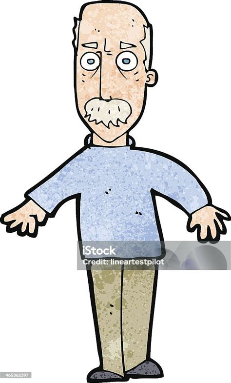 말풍선이 있는 짜증난 올드맨 낙서 드로잉에 대한 스톡 벡터 아트 및 기타 이미지 낙서 드로잉 남자 명랑한 Istock