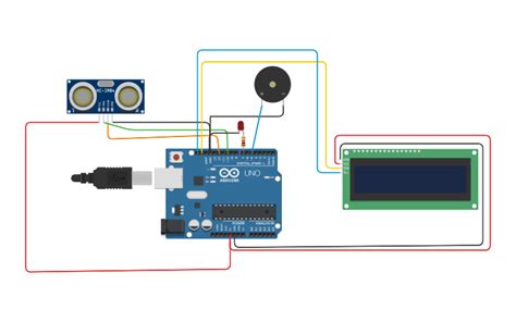circuit design program 7 ultrasonic distance sensor tinkercad