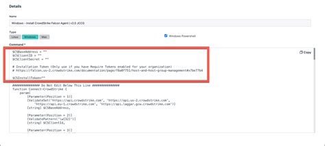 Install The CrowdStrike Falcon Agent JumpCloud